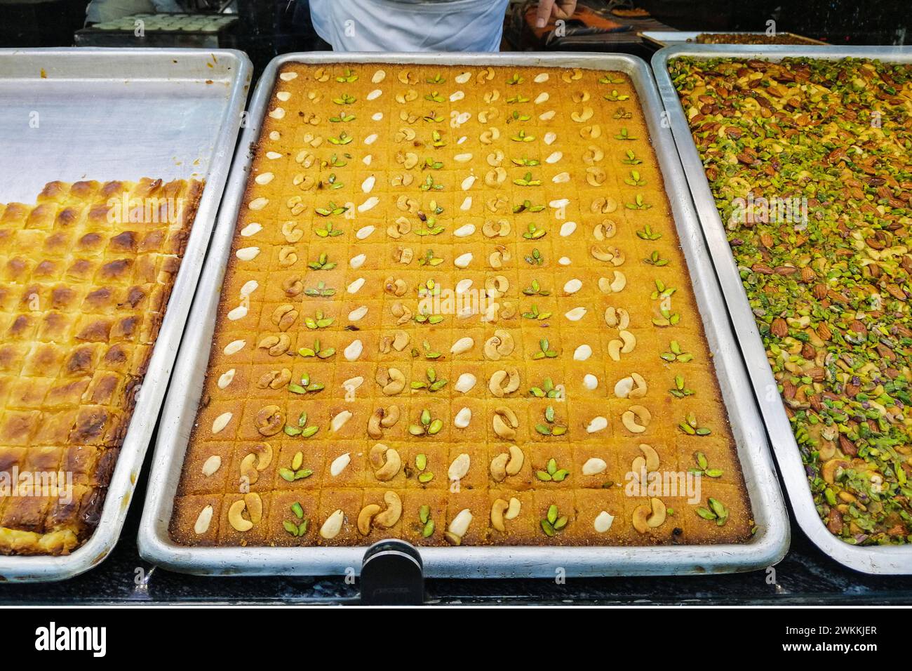 Syria, Damascus, candy store Stock Photo - Alamy