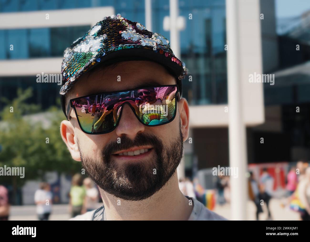 Birmingham, UK. 17th May, 2023. public photographs of happy Festival ...