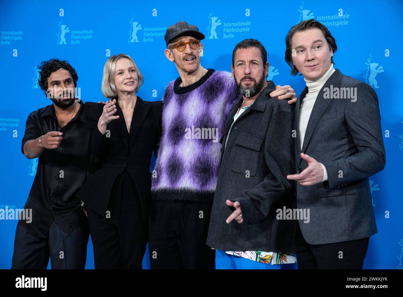 From left to right, actors Kunal Nayyar, Carey Mulligan, Director Johan ...