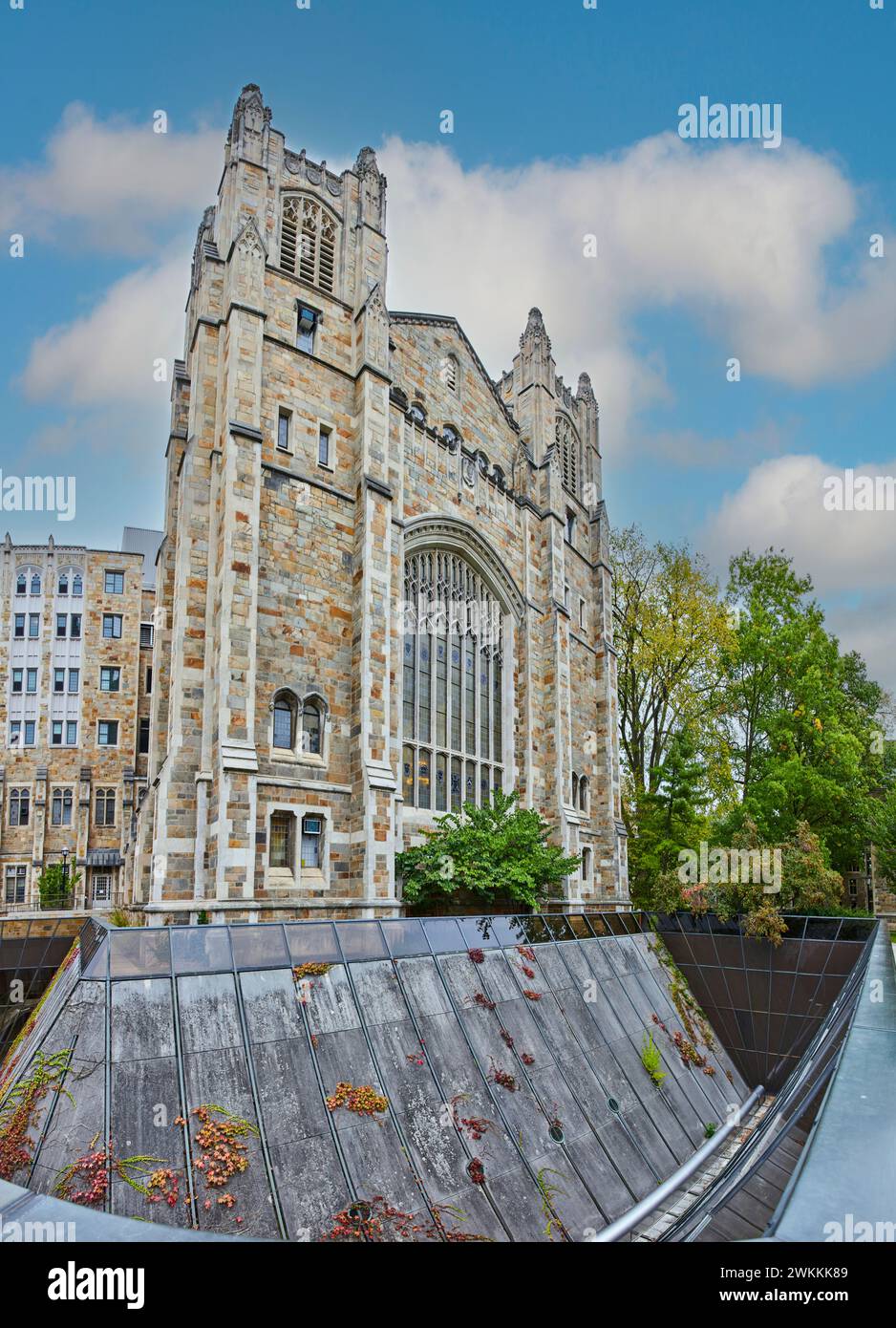 Gothic Architecture and Modern Design at University of Michigan Stock ...