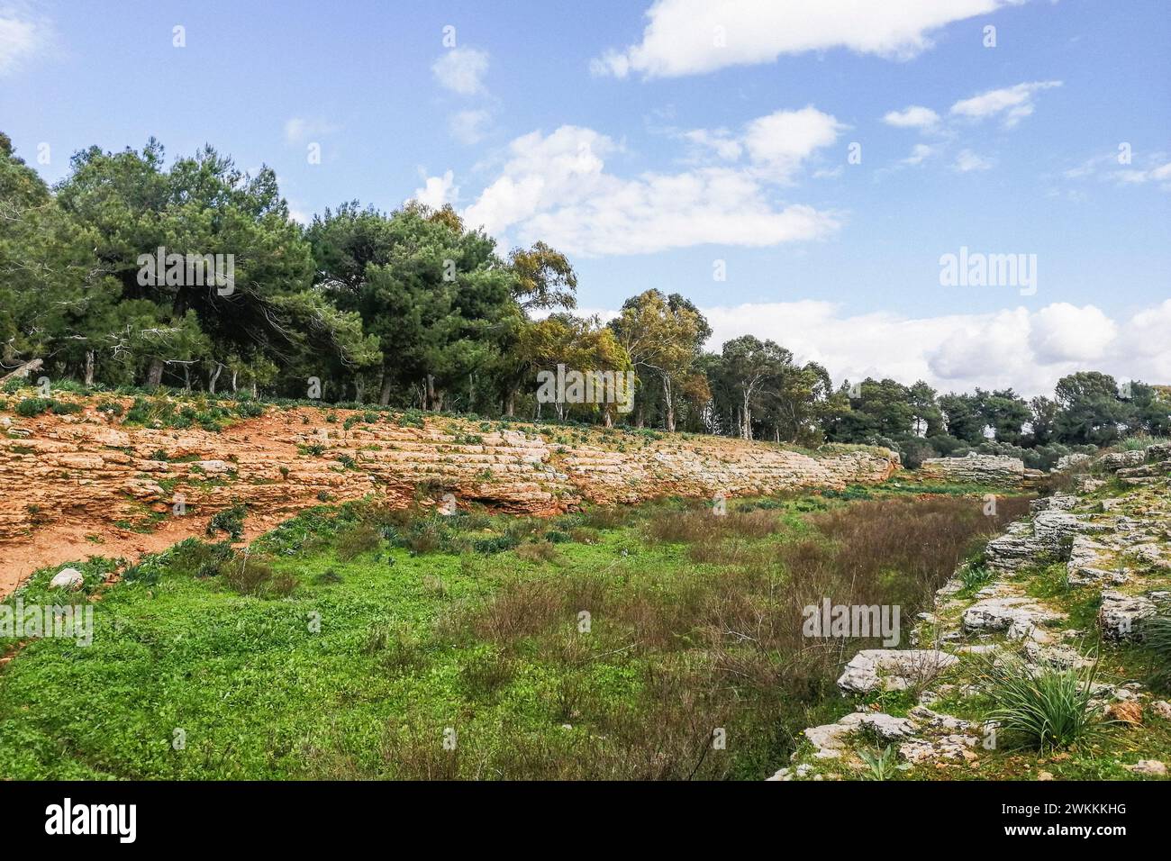 Syria, Amrit, Remains Temple in the Phoenician Ruins Stock Photo - Alamy