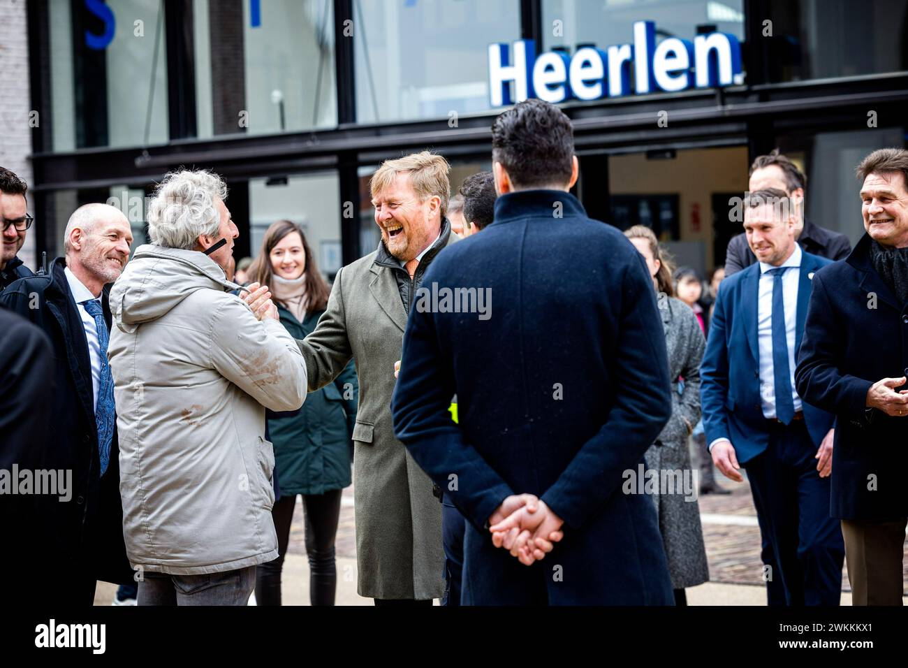 HEERLEN - King Willem-Alexander of The Netherlands visits the the ...