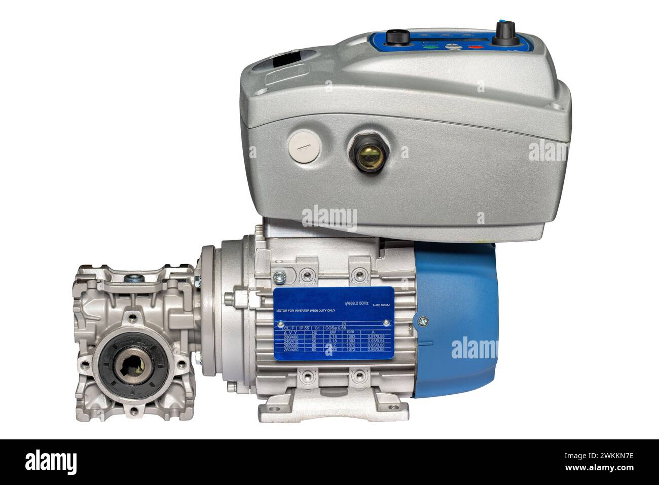 Remote Controlled Asynchronous Three Phase Motor With Integrated Frequency Converter Motor And