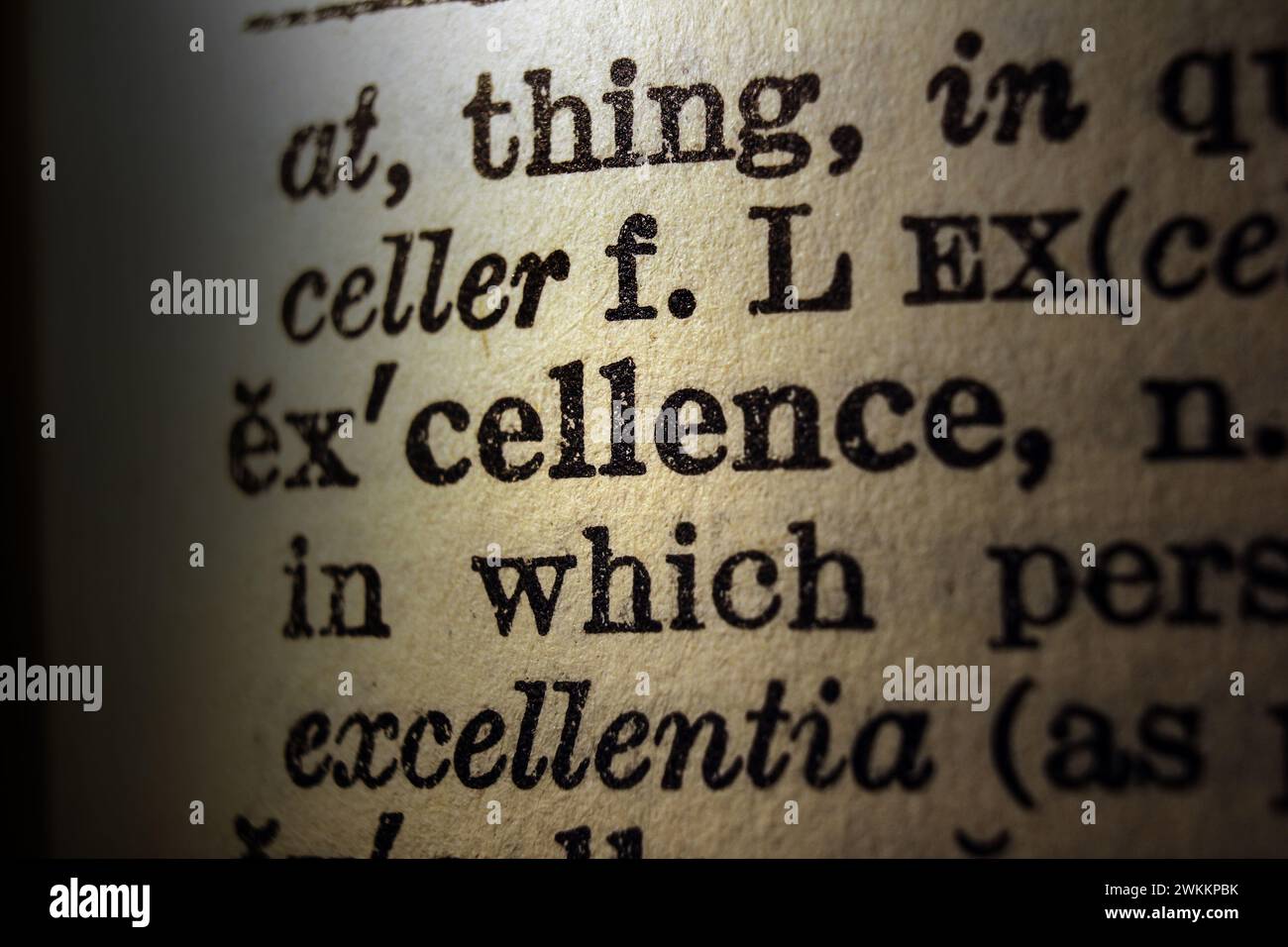 Page quality dictionary hi-res stock photography and images - Alamy