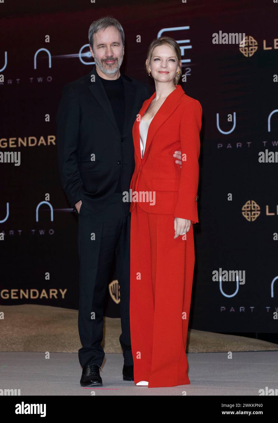 Seoul, South Korea. 21st Feb, 2024. (L to R) Director Denis Villeneuve ...