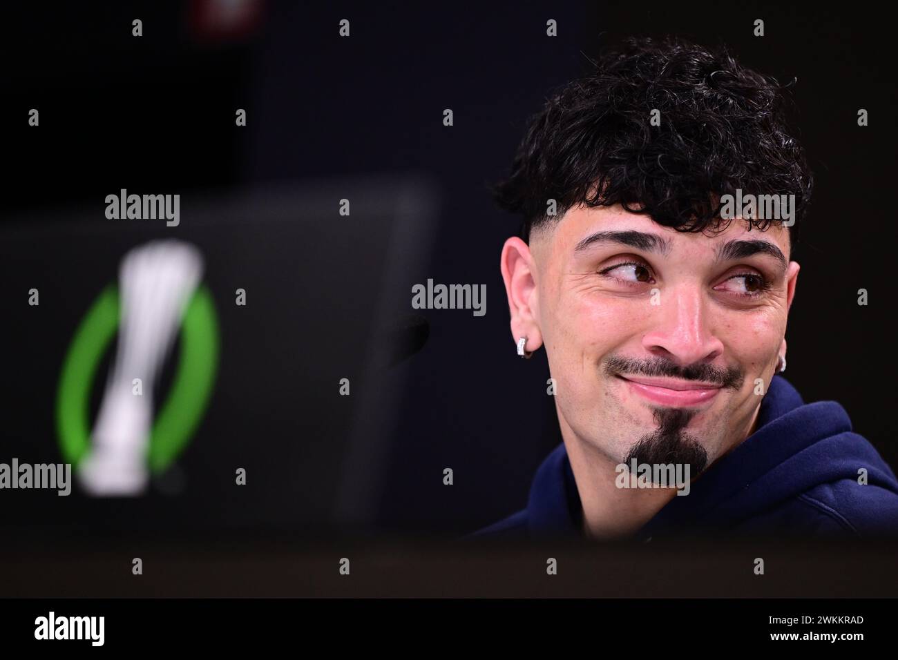 Frankfurt Am Main, Germany. 21st Feb, 2024. Union's Cameron Puertas ...