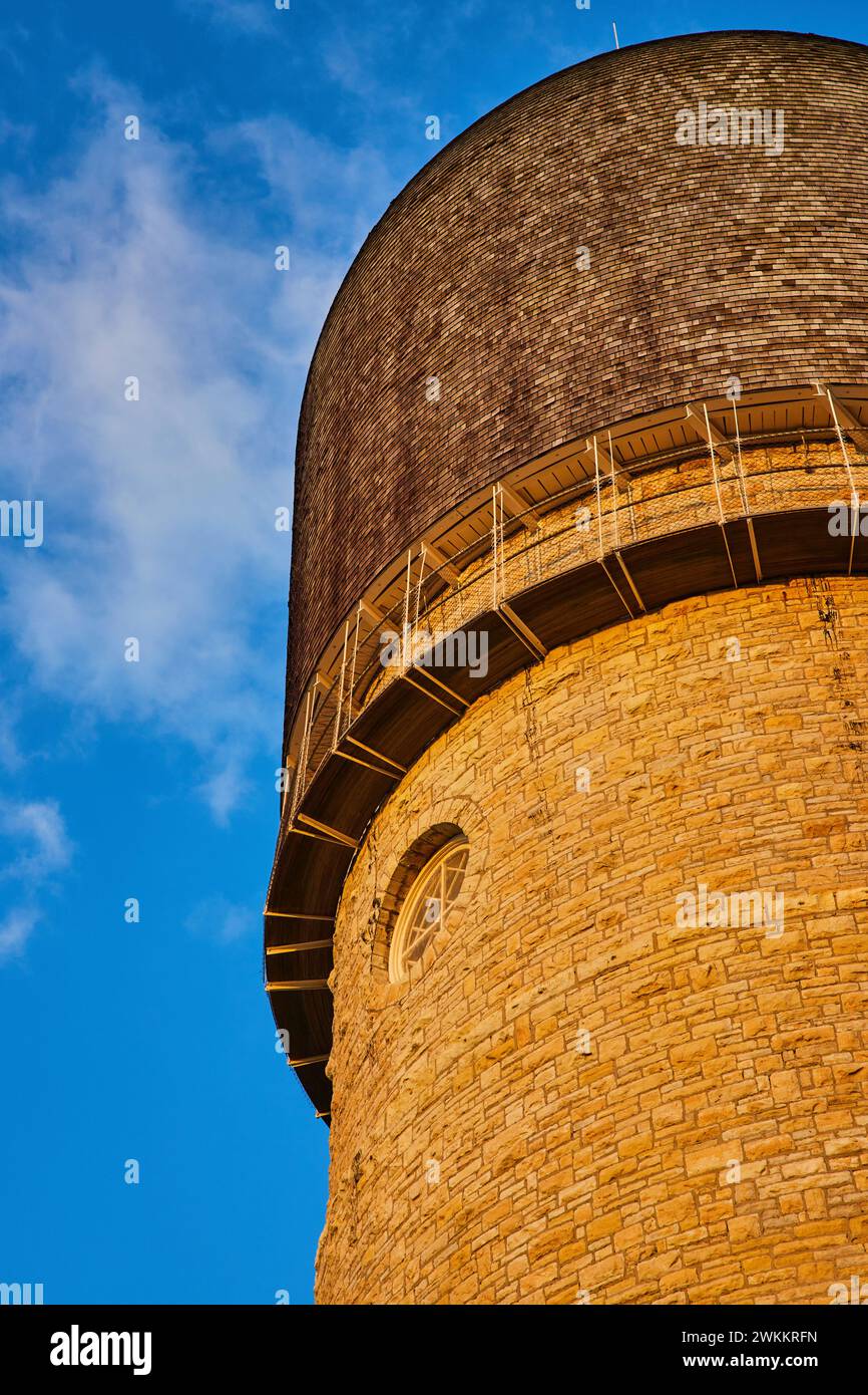Historic Ypsilanti Water Tower at Golden Hour, Michigan Stock Photo - Alamy
