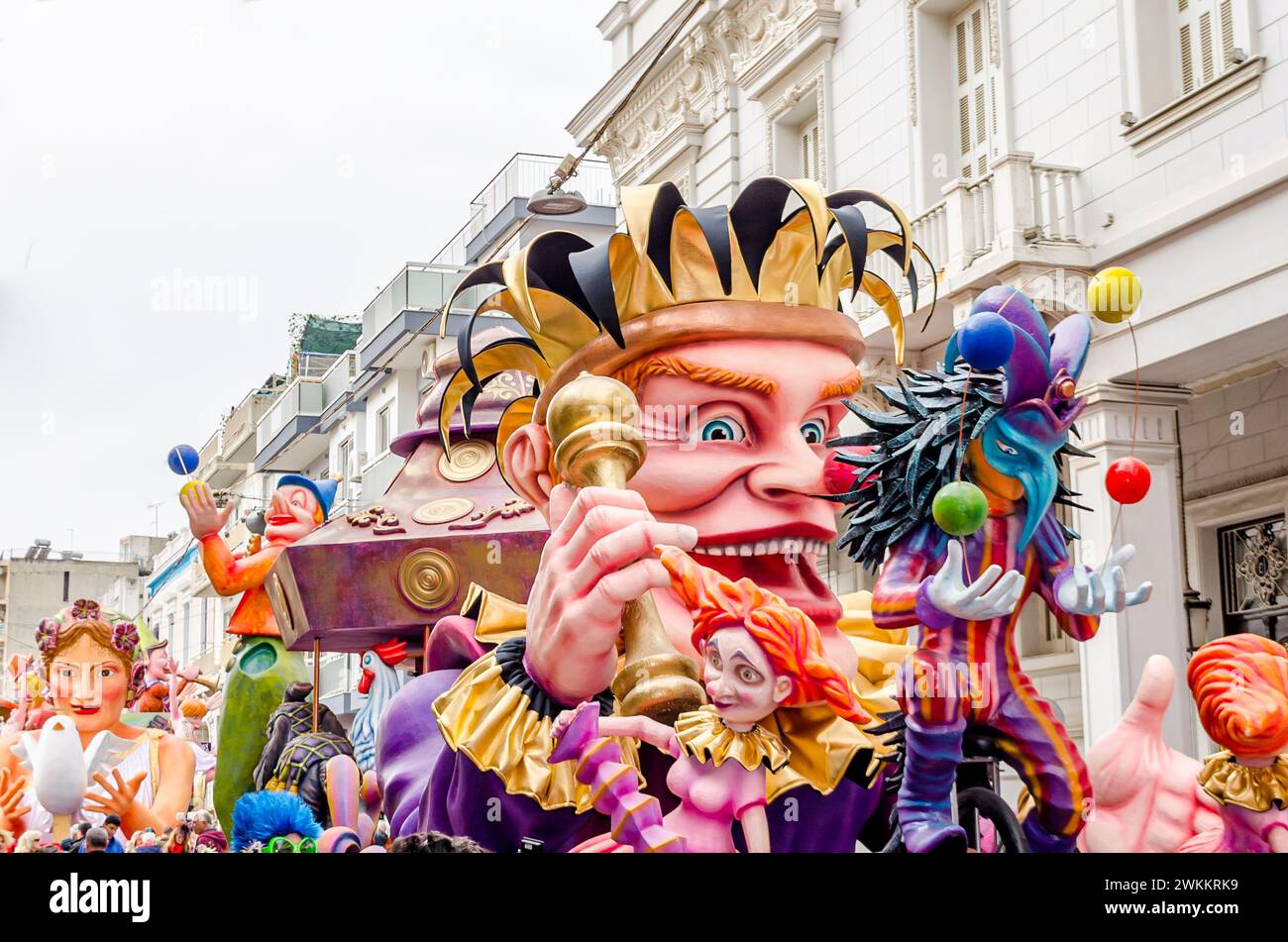 Giant King of Carnival Float Ahead of the Annual Traditional Street ...