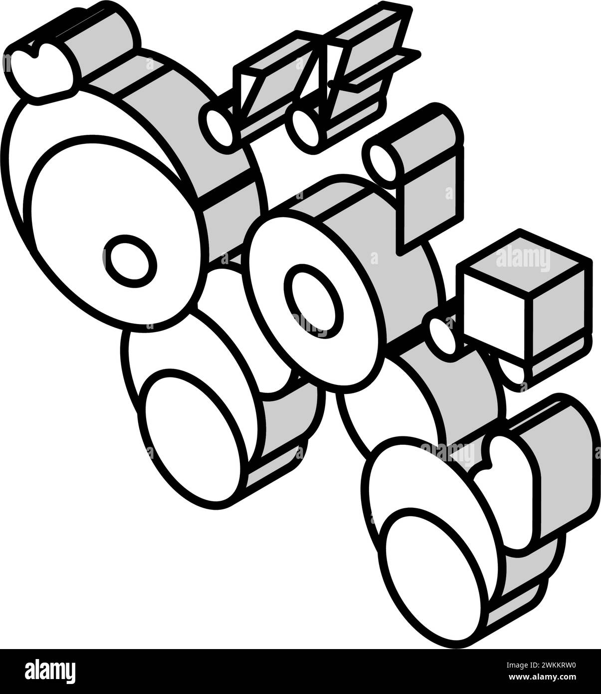 Vector isometric room baby Cut Out Stock Images & Pictures - Alamy