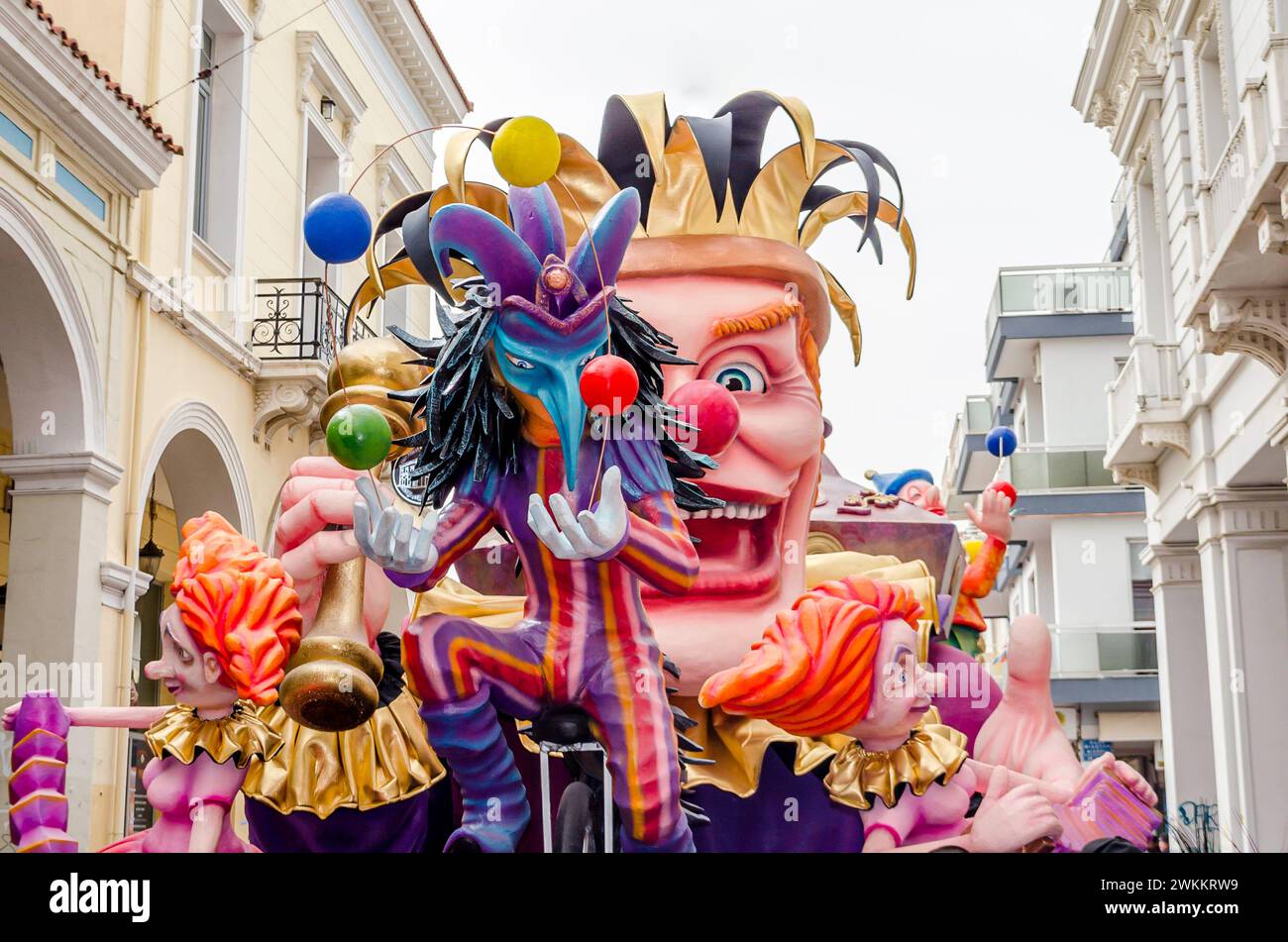 Giant Float with the King of Carnival Ahead of the Annual Traditional ...