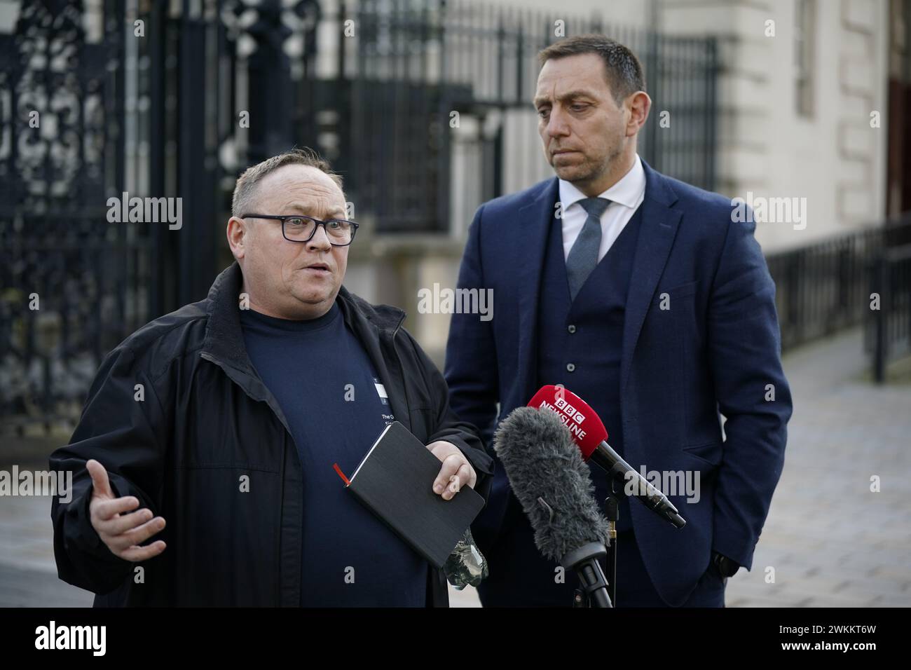 Neil Colwell (left), the brother of Steven Colwell, and solicitor ...