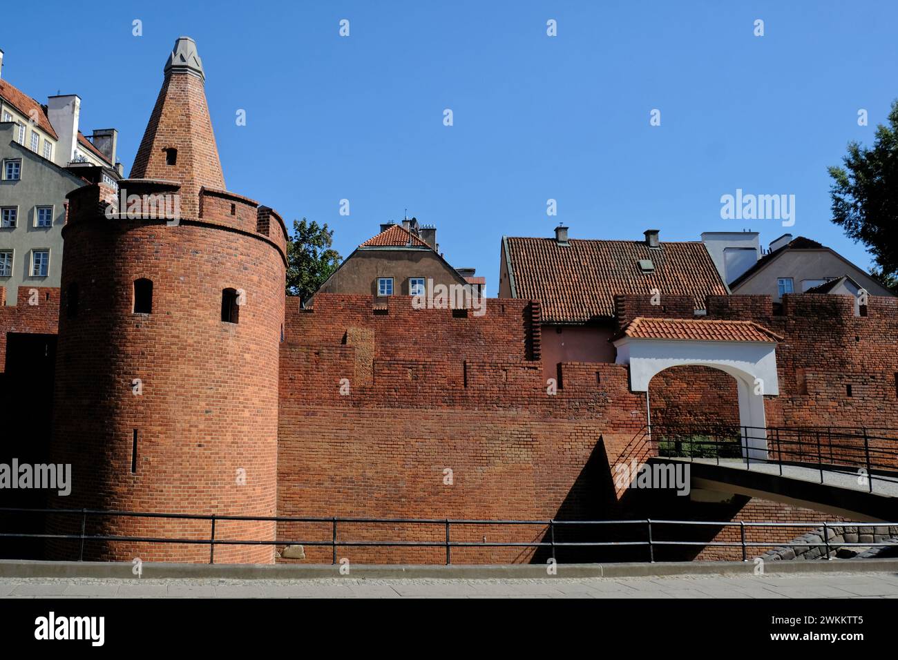The medieval city wall and barbican fortification, the most visited ...