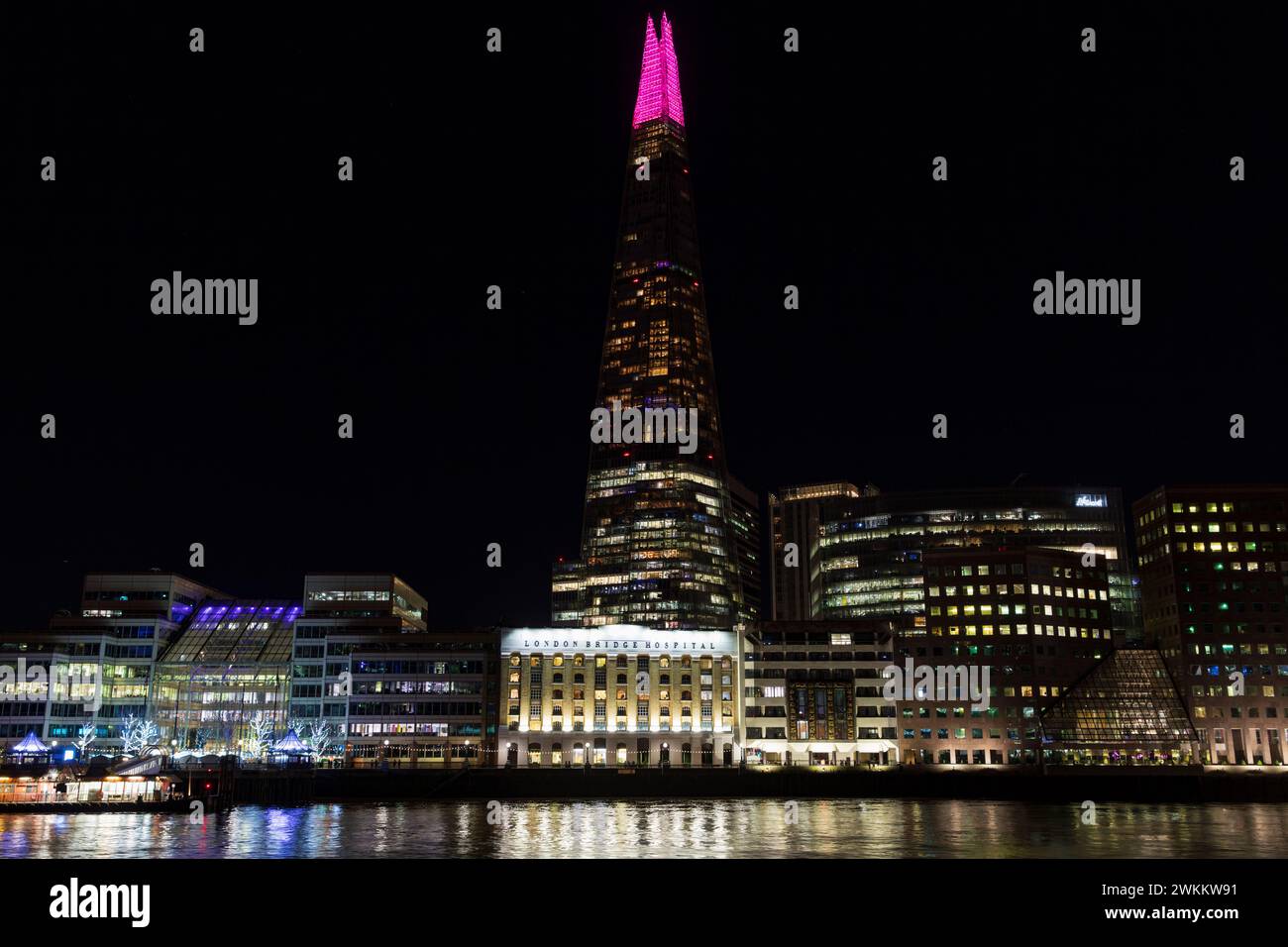 Shard Lights 2022 display, London, England Stock Photo - Alamy