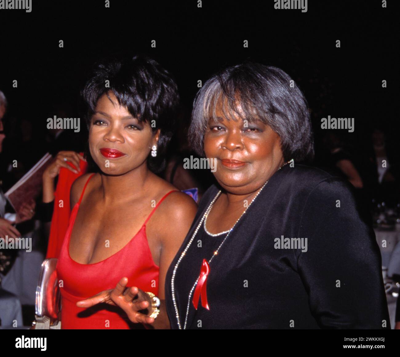 Oprah Winfrey and Mother Vernita Lee at the Academy Of Television Arts ...