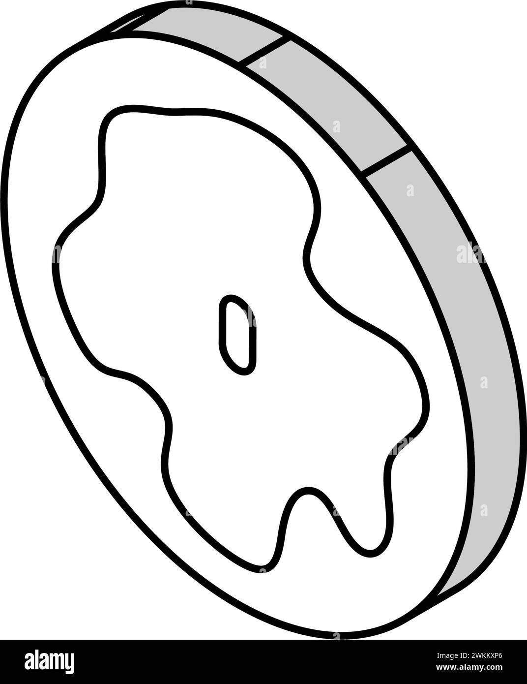 martian methane gas mars planet isometric icon vector illustration ...