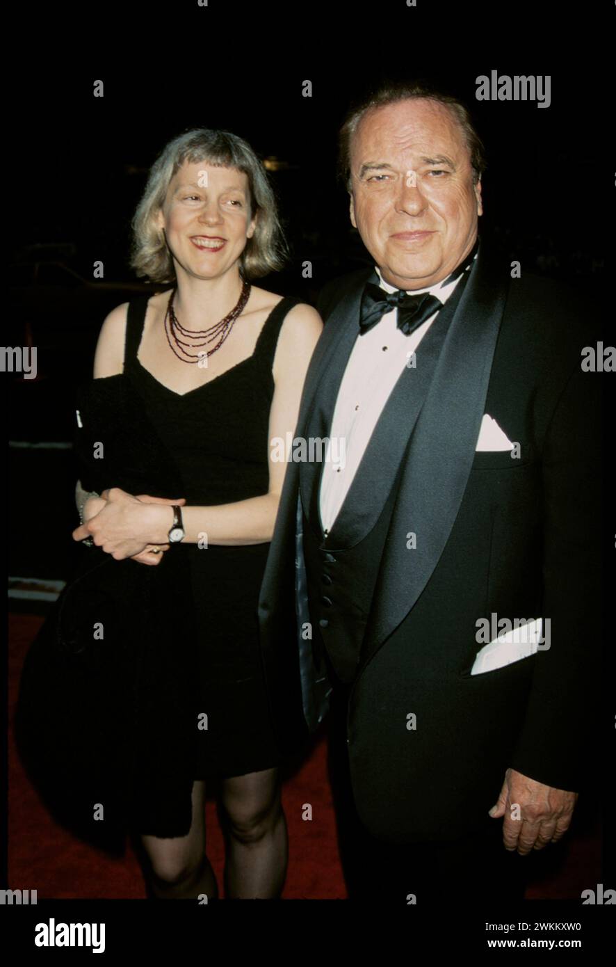 Rip Torn and Amy Wright attending the 1997 Tony awards at Radio City Music Hall, New York City ...