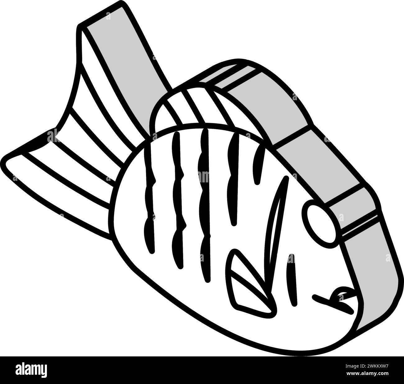 taiyaki japanese food isometric icon vector illustration Stock Vector ...