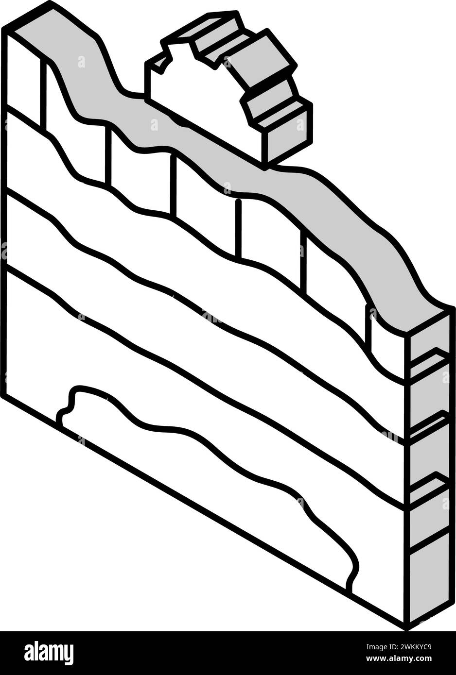 oil reservoir simulation petroleum engineer isometric icon vector ...