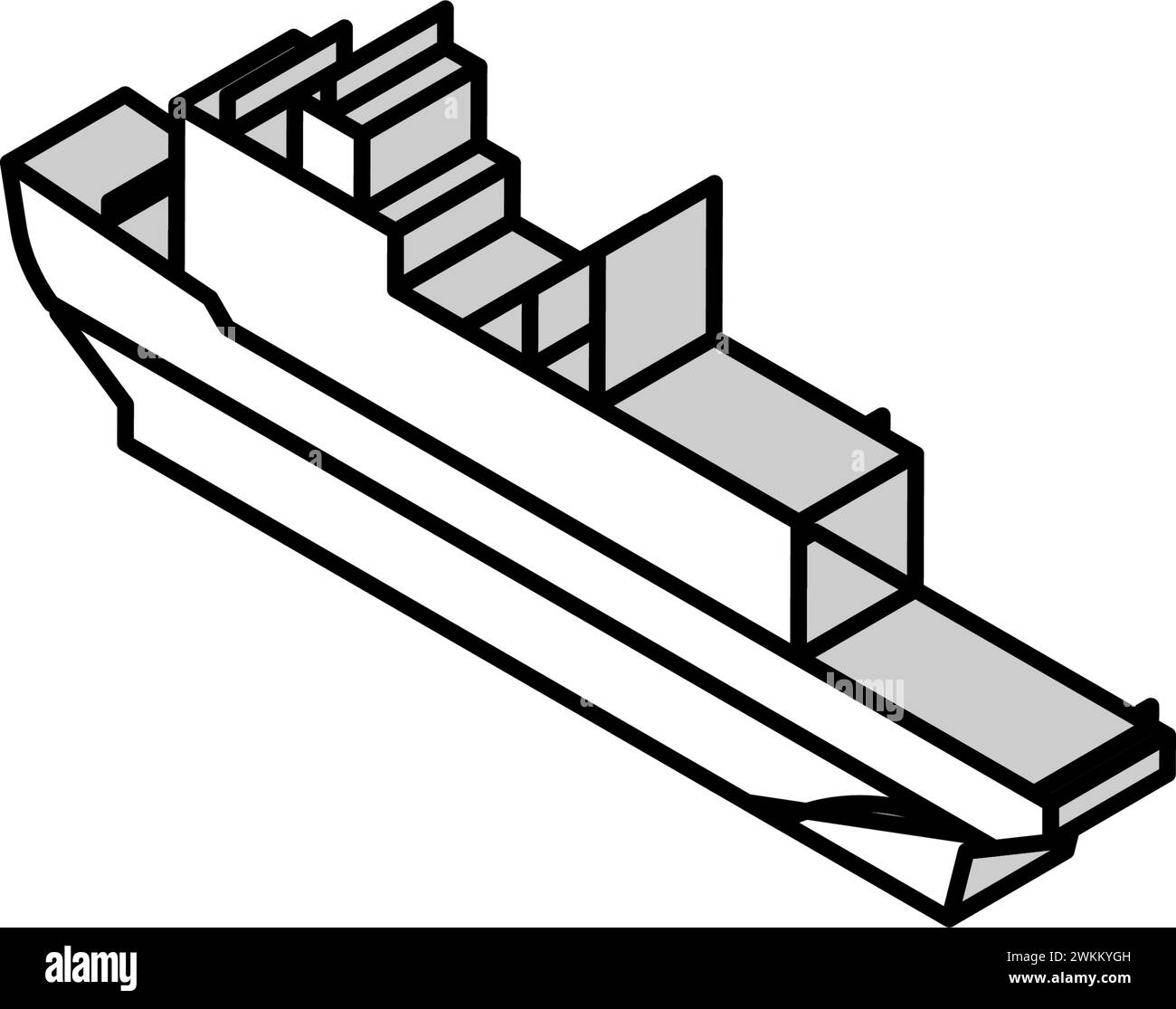 ice breaking ships isometric icon vector illustration Stock Vector ...