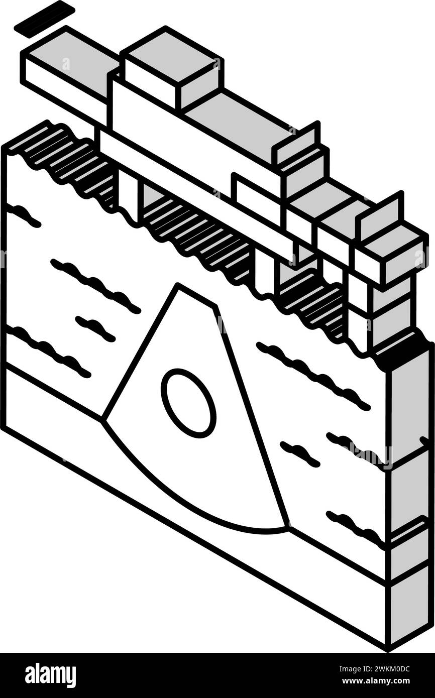 oil and gas exploration petroleum engineer isometric icon vector ...