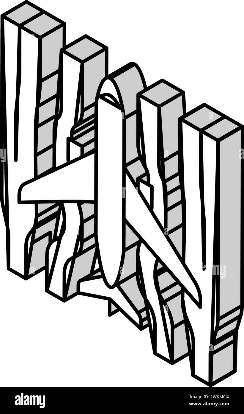 aerodynamics aeronautical engineer isometric icon vector illustration ...