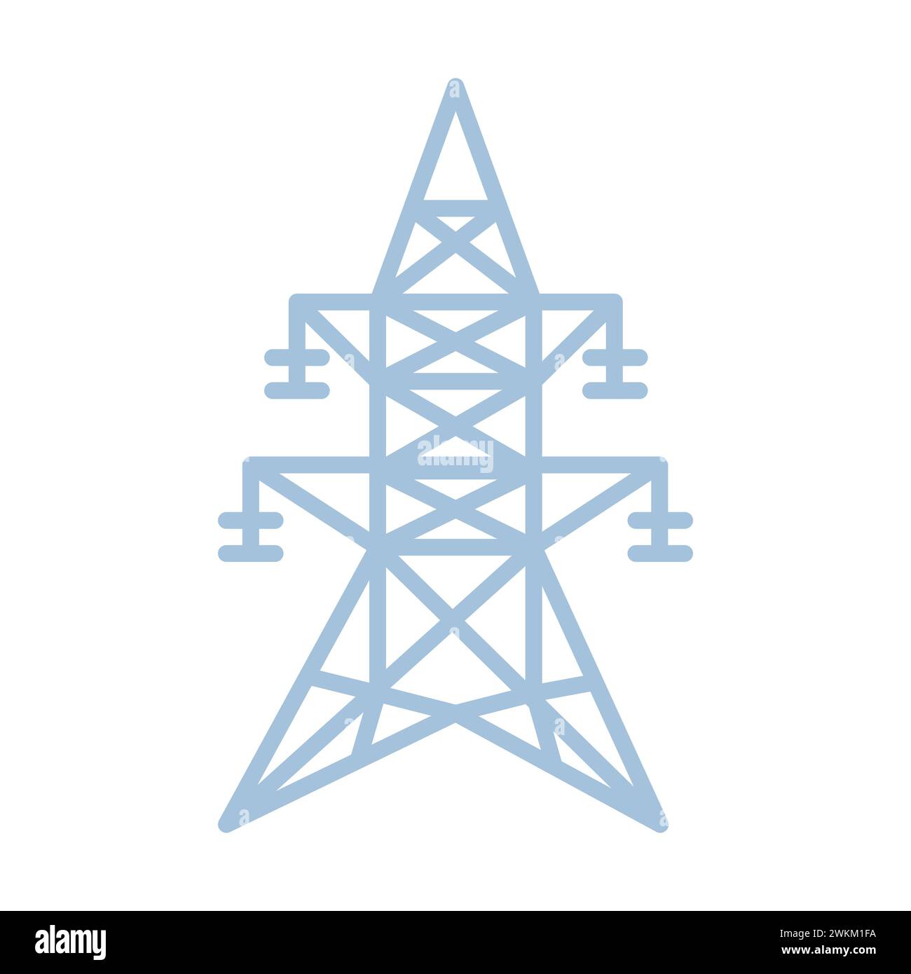 Electric power distribution station Stock Vector Images - Alamy