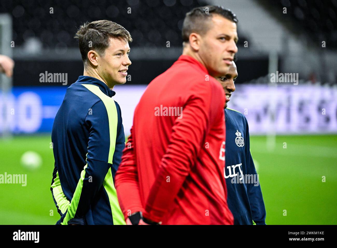 Frankfurt Am Main, Germany. 21st Feb, 2024. Union's Mathias Rasmussen ...