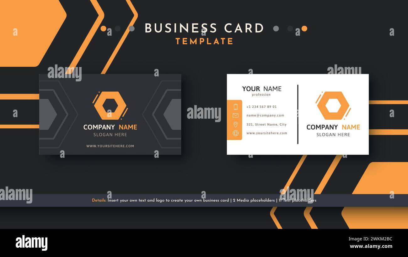 Factory Business Card Template. Professional Design For Your Company ...