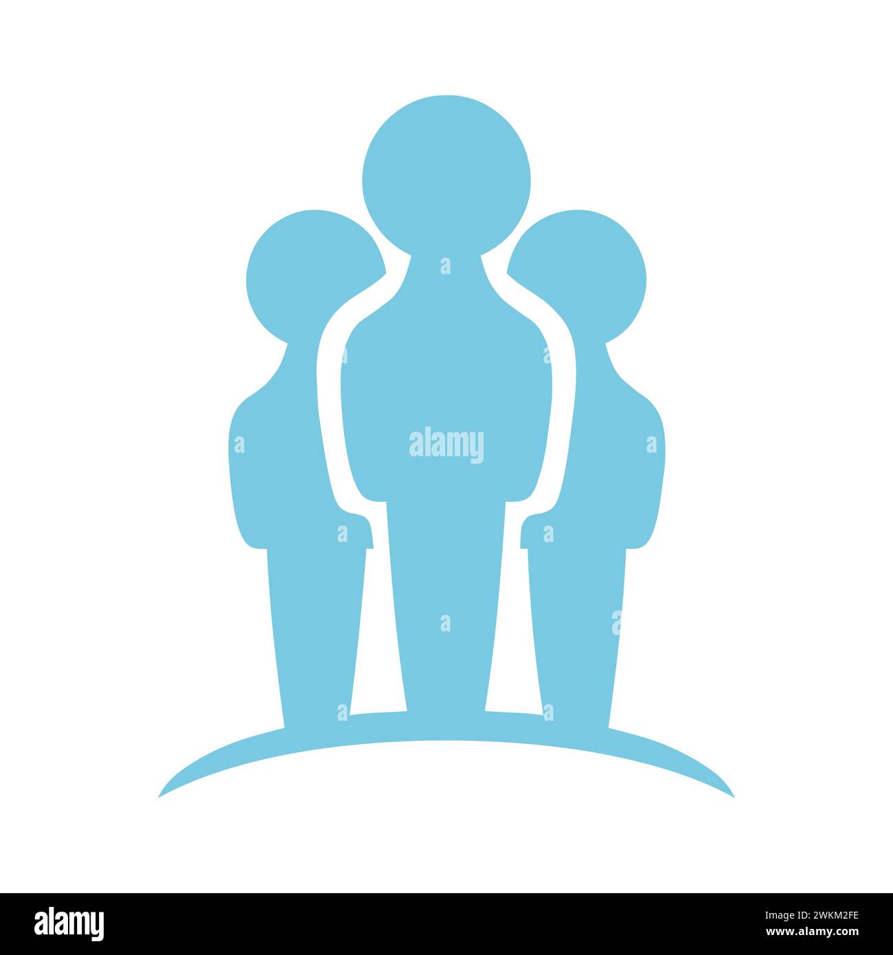 Group people standing together Stock Vector Images - Alamy