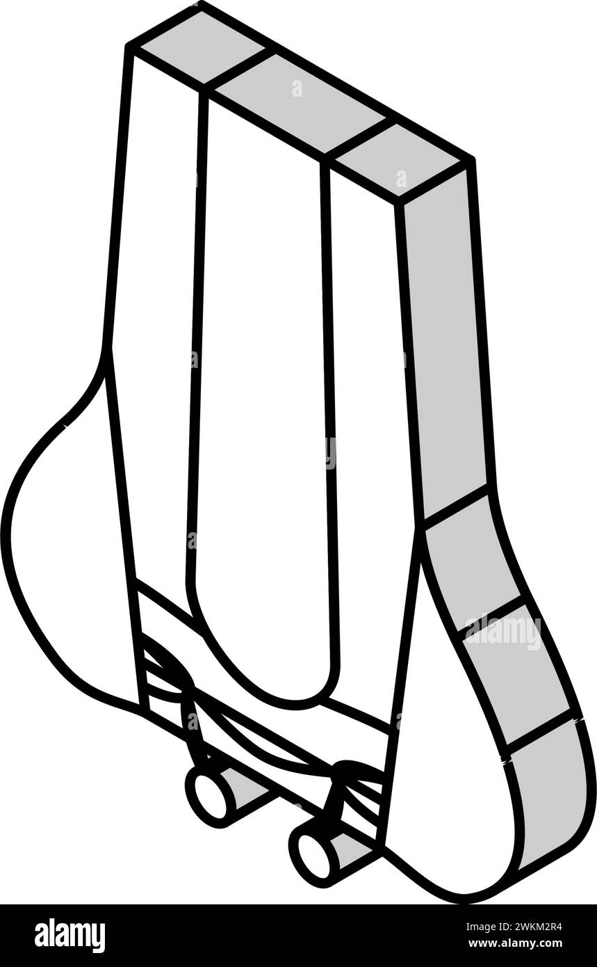 septum piercing fashion beauty isometric icon vector illustration Stock ...