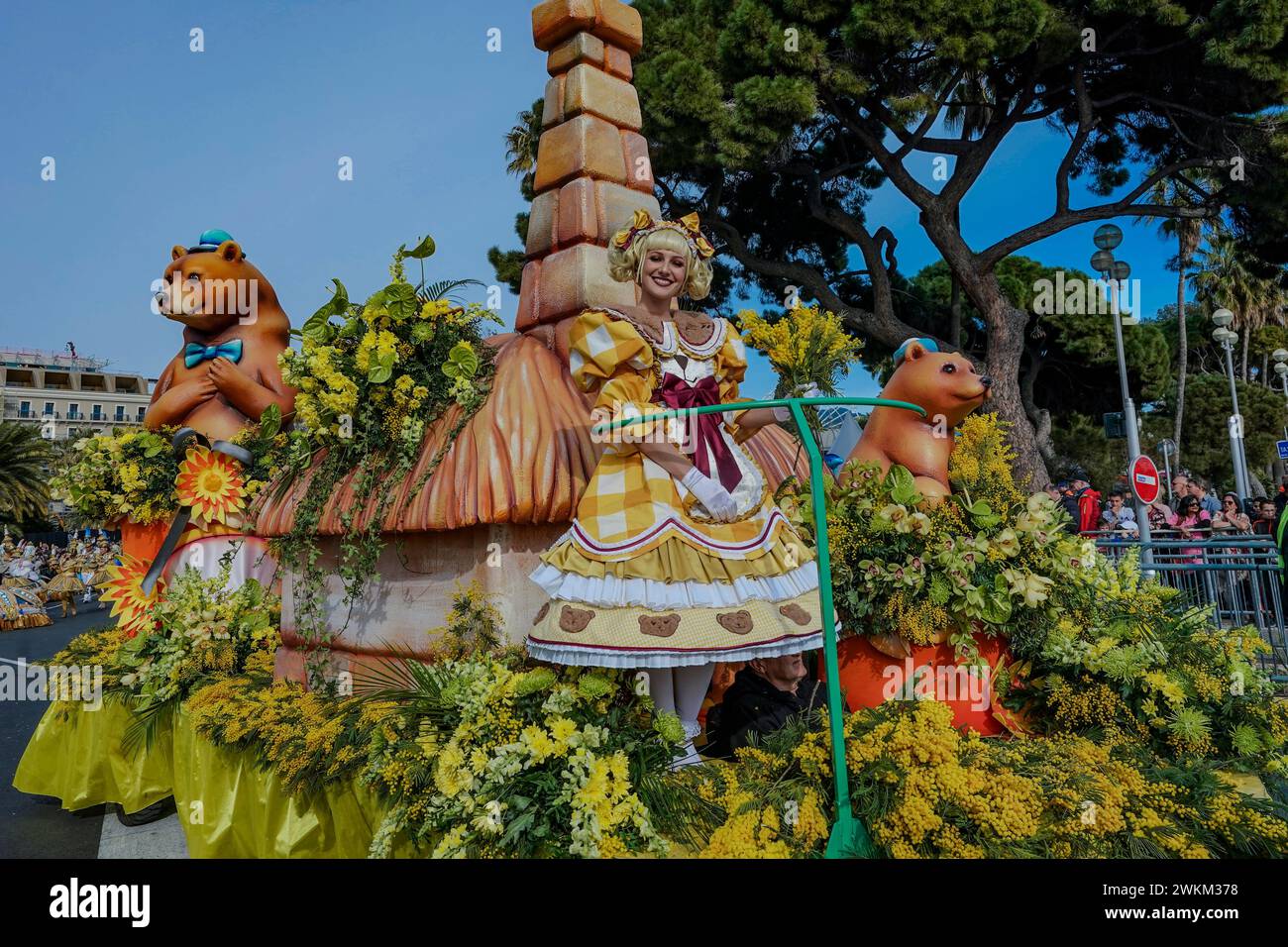 Europe. France. Alpes-Maritimes. Nice. Carnival. Flower parade Stock ...