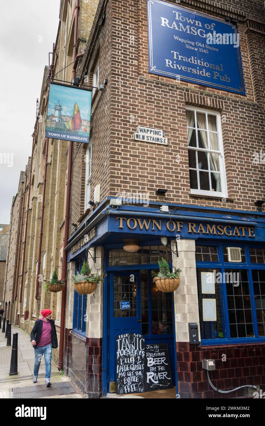 The Town of Ramsgate public house and Wapping Old Stairs on Wapping ...