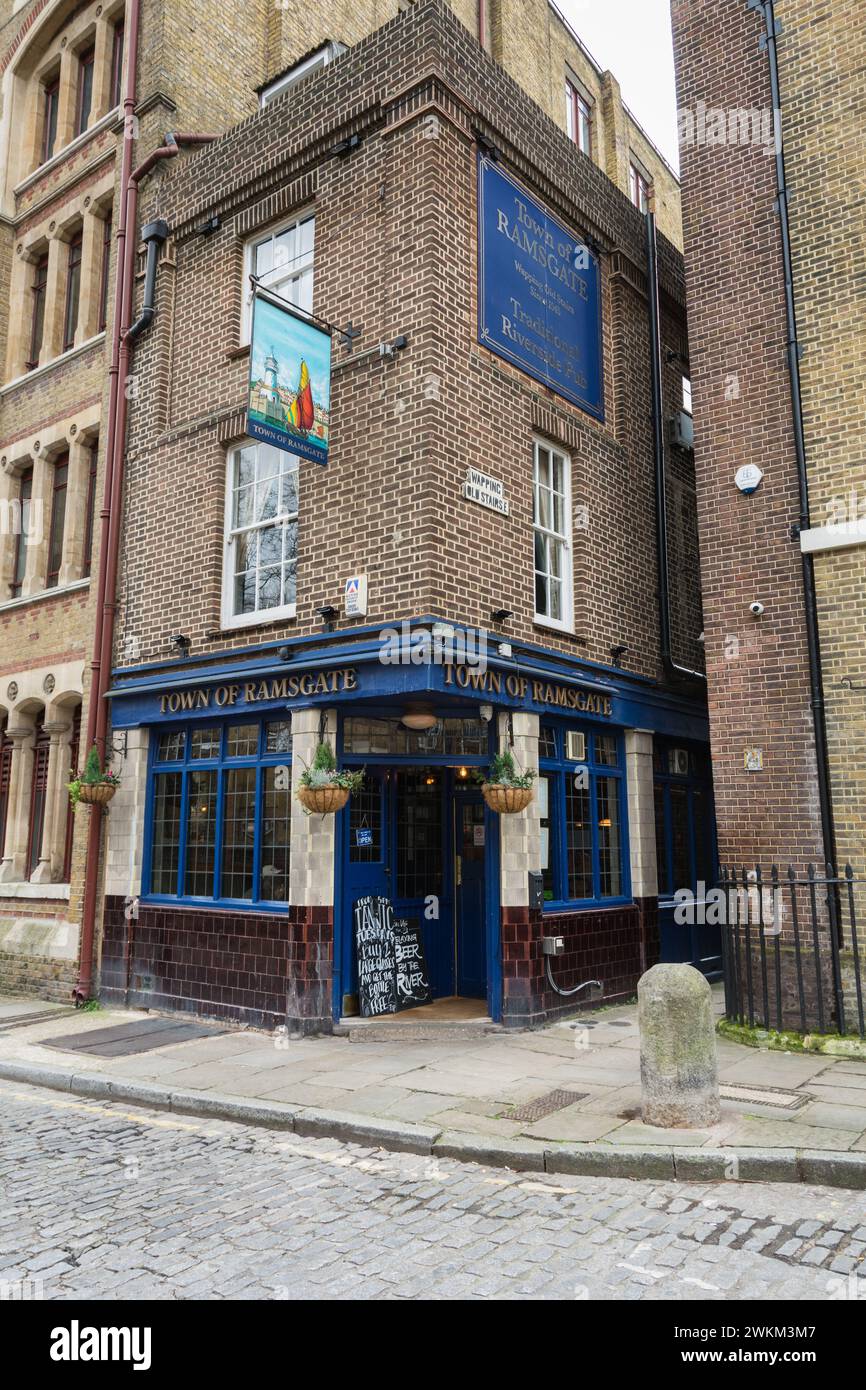 The Town of Ramsgate public house and Wapping Old Stairs on Wapping ...