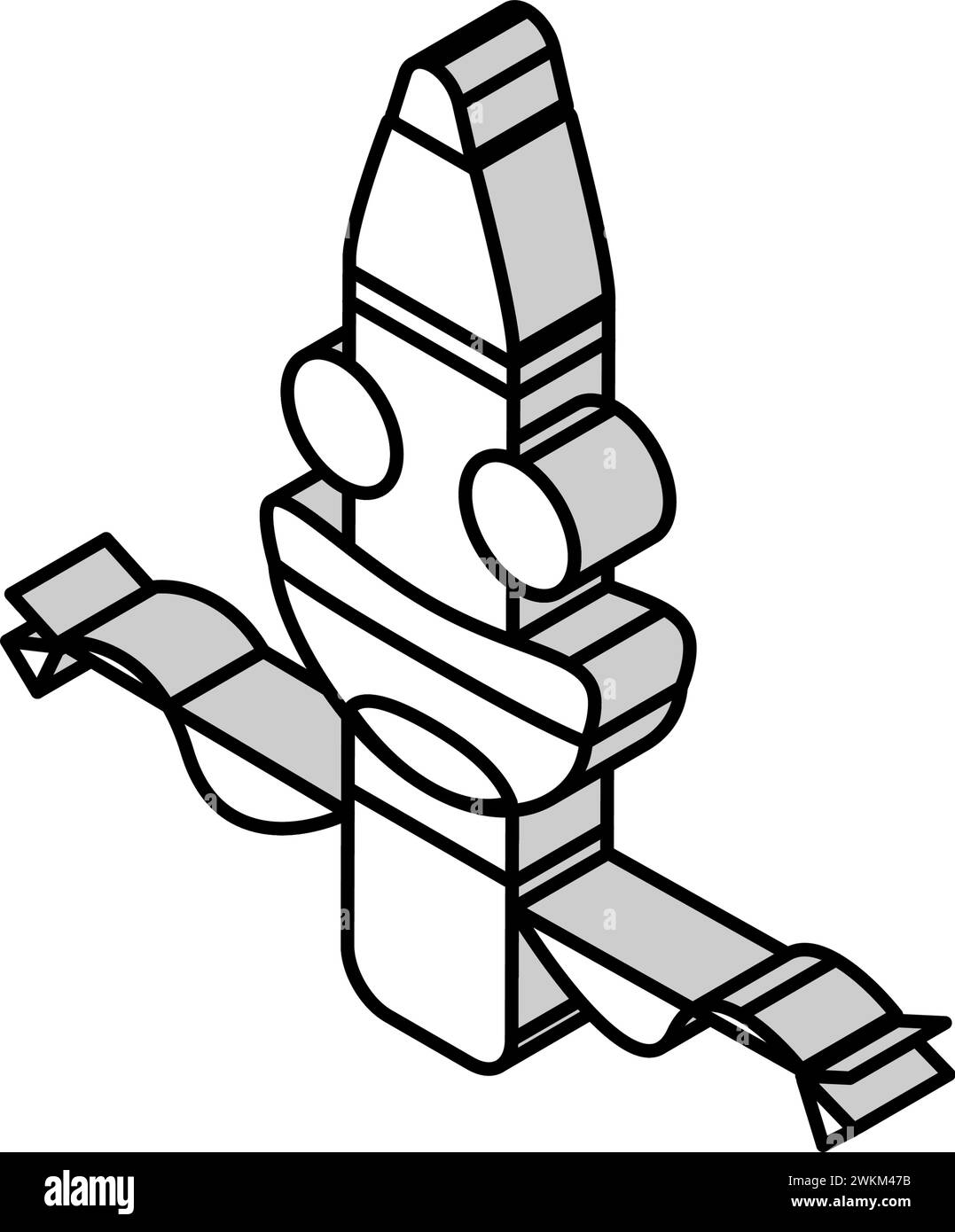 fun pen character isometric icon vector illustration Stock Vector Image ...