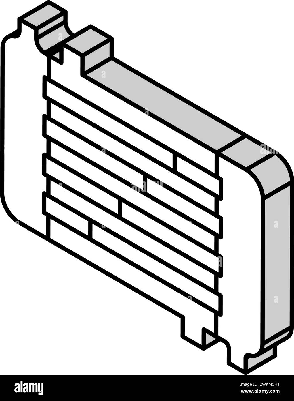 heat exchange apparatus engineer isometric icon vector illustration ...