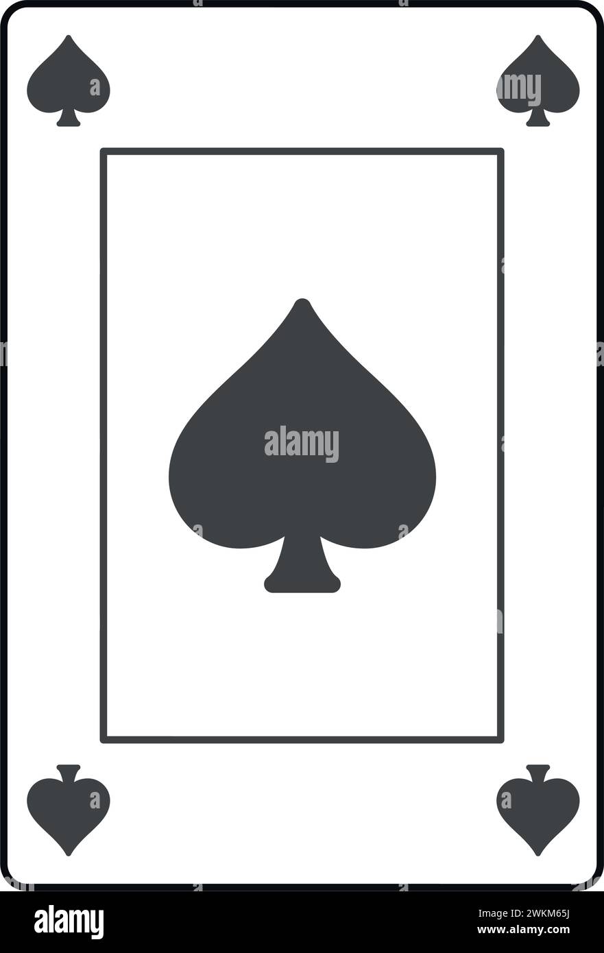 Isolated colored poker card icon Vector Stock Vector Image & Art - Alamy