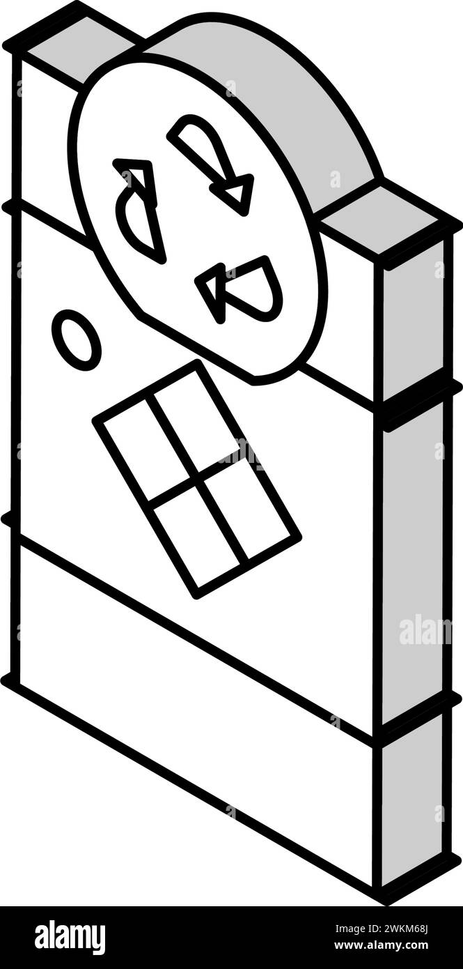 chemical waste management isometric icon vector illustration Stock ...