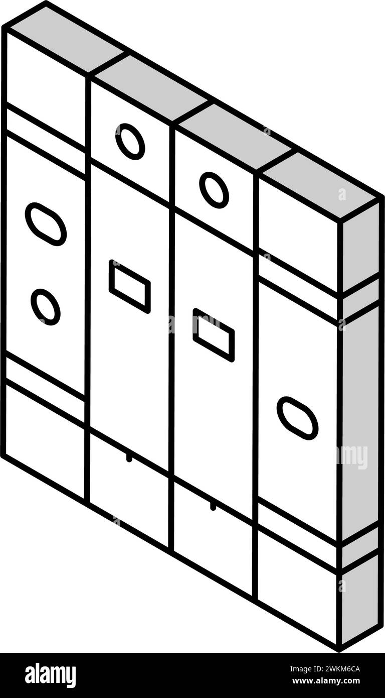 surge protector electrical engineer isometric icon vector illustration ...