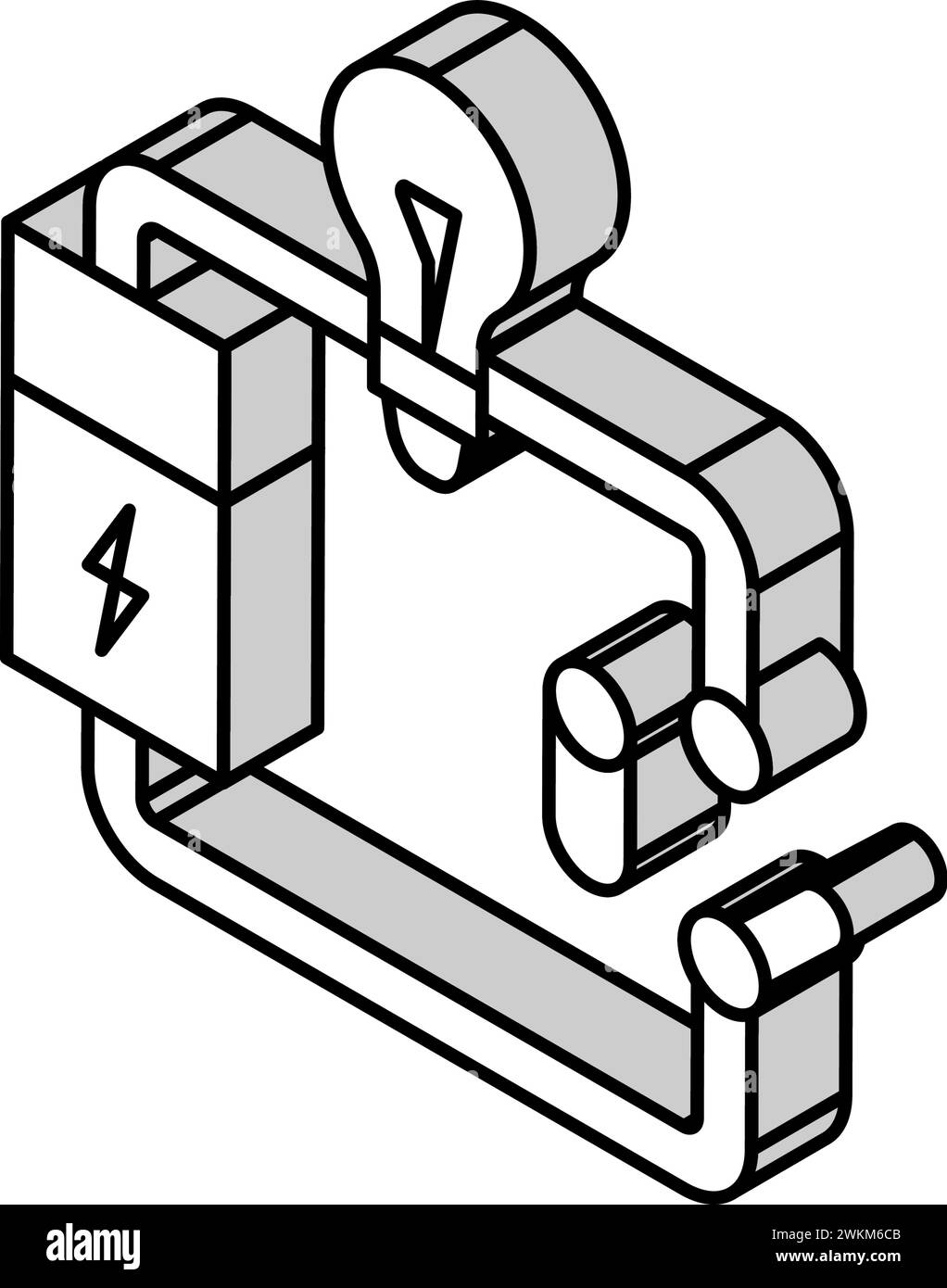 electric circuit electrical engineer isometric icon vector illustration ...