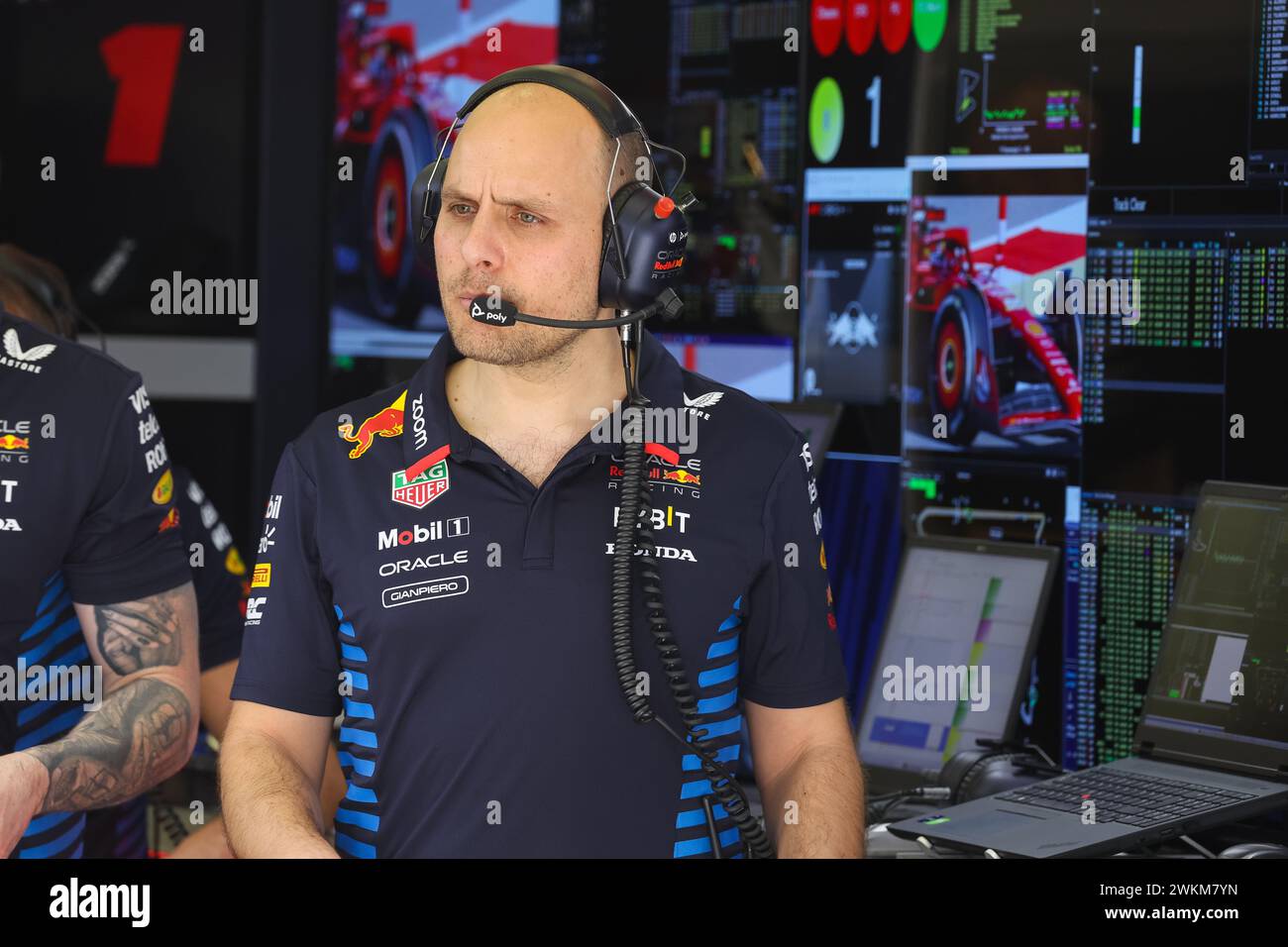LAMBIASE Gianpiero, Race Engineer of Max Verstappen, portrait, during ...