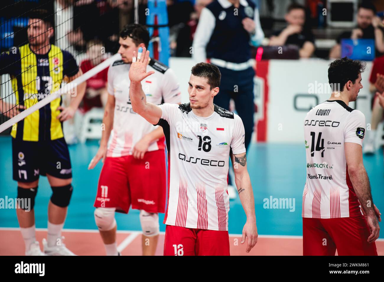 2024.02.21 Rzeszow Siatkowska Puchar CEV Asseco Resovia Rzeszow ...