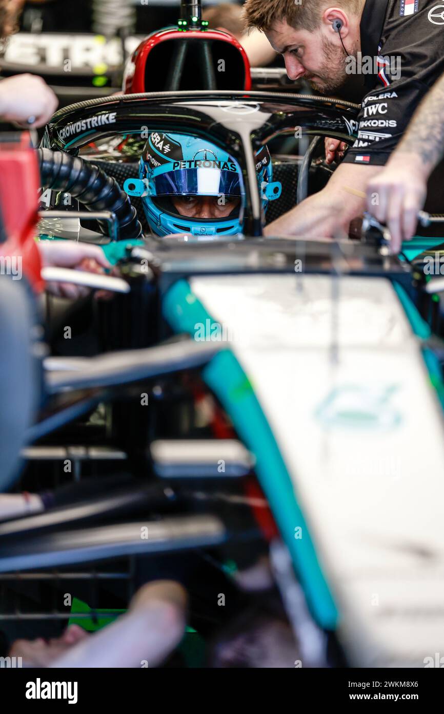 RUSSELL George (gbr), Mercedes AMG F1 Team W15, portrait during the ...