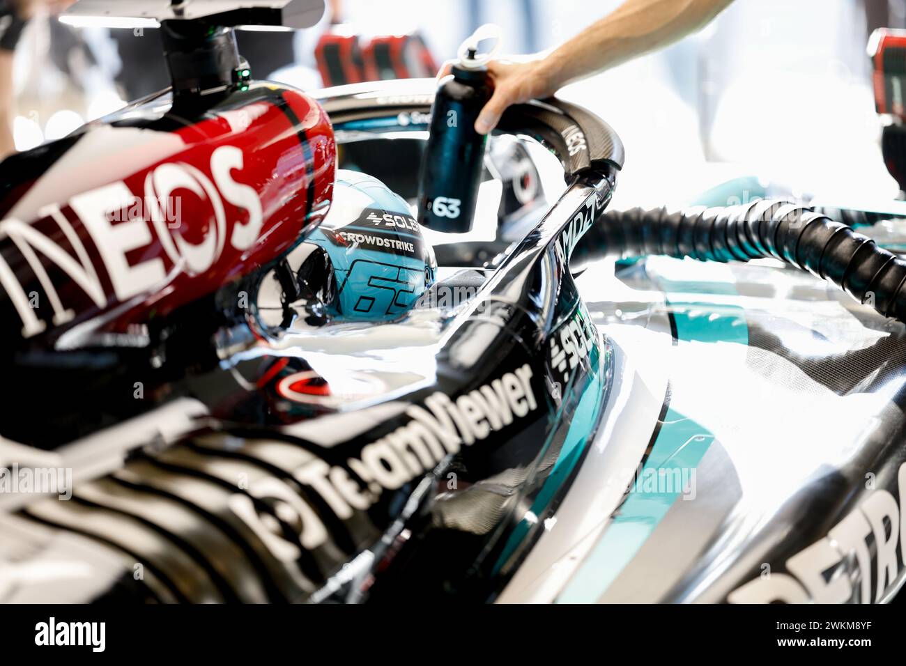 RUSSELL George (gbr), Mercedes AMG F1 Team W15, portrait during the ...