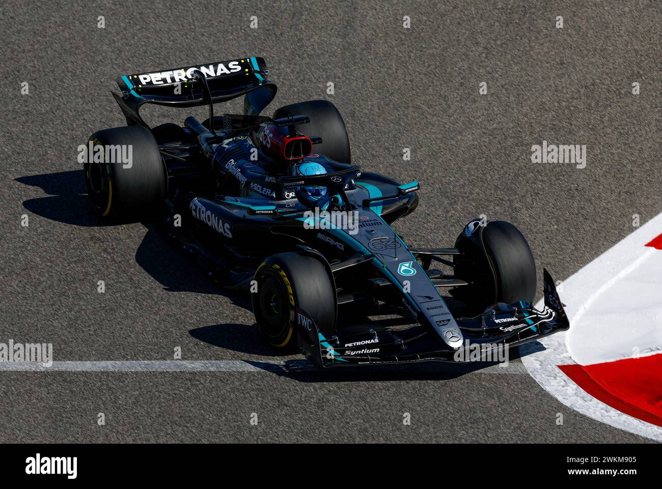 63 RUSSELL George (gbr), Mercedes AMG F1 Team W15, action during the ...