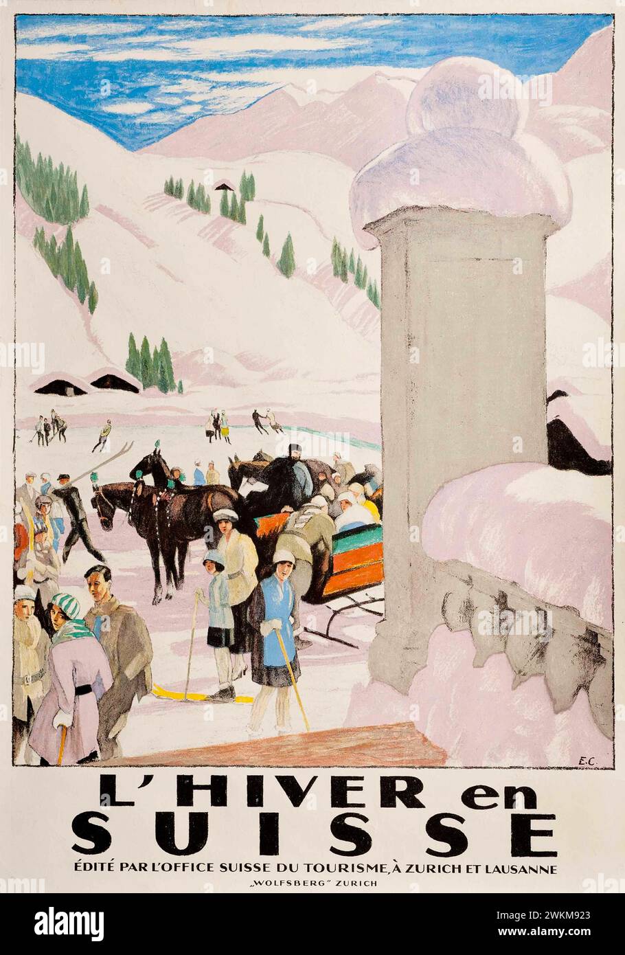 Suisse poster hi-res stock photography and images - Alamy