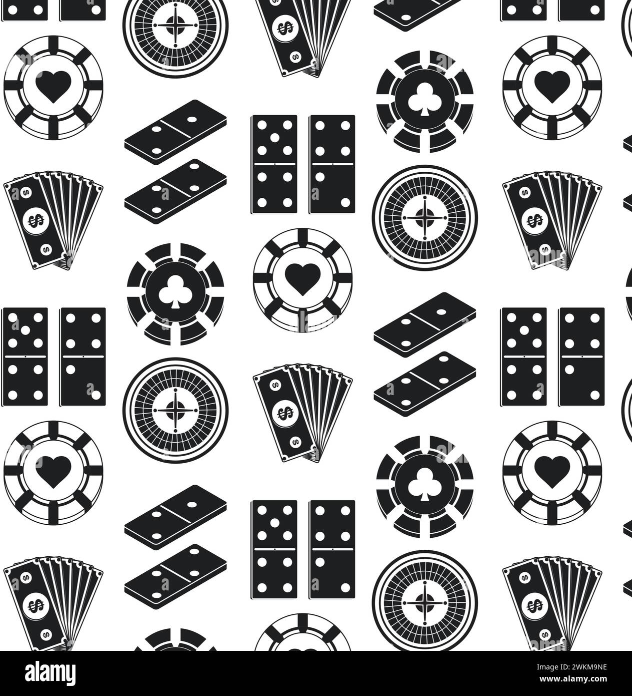 Seamless gambling hi-res stock photography and images - Alamy