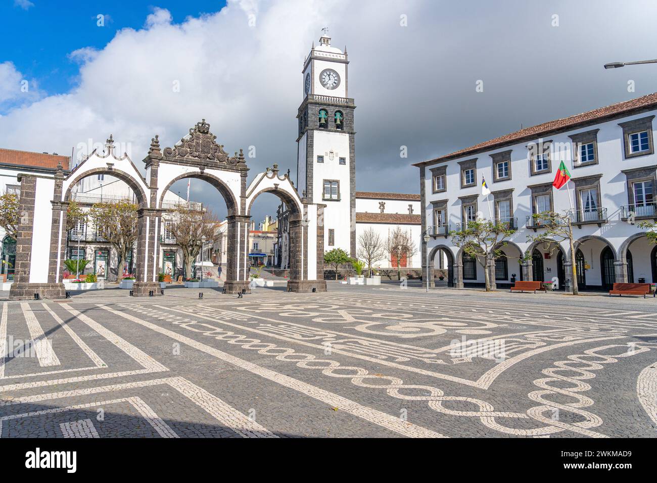 Day image of the arches of the city gates in hi-res stock photography ...