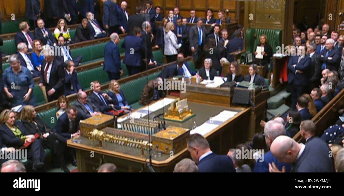 Snp And Conservative Mps Have Walked Out Of The Commons Chamber In The