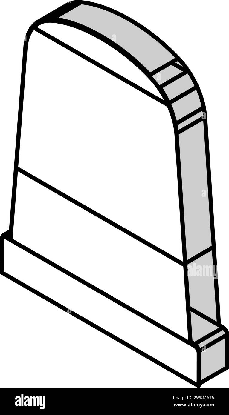 thimble embroidery hobby isometric icon vector illustration Stock ...