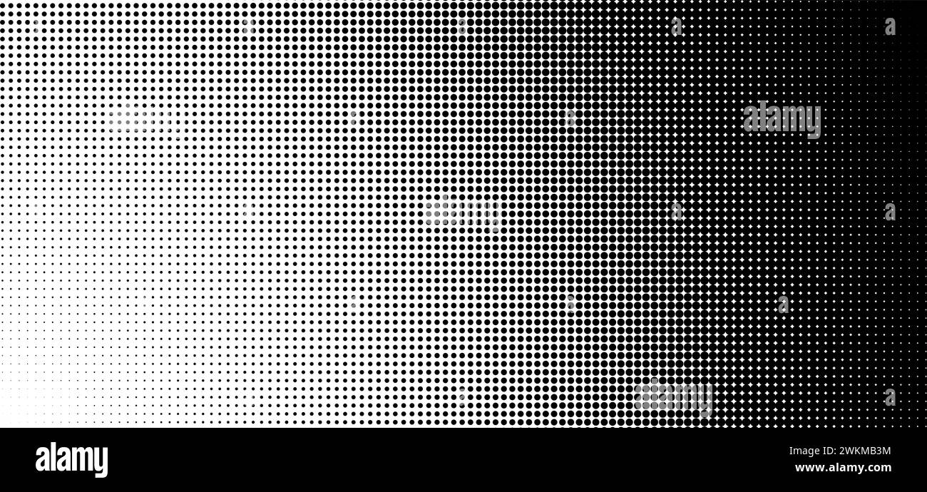 Halftone gradient background. Grunge halftone background. Monochrome ...